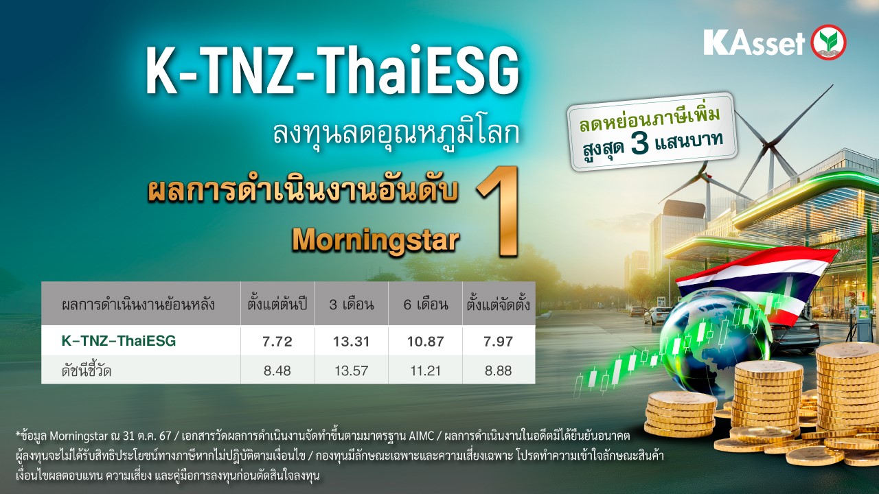 No1-ThaiESG - หลักทรัพย์จัดการกองทุนกสิกรไทย